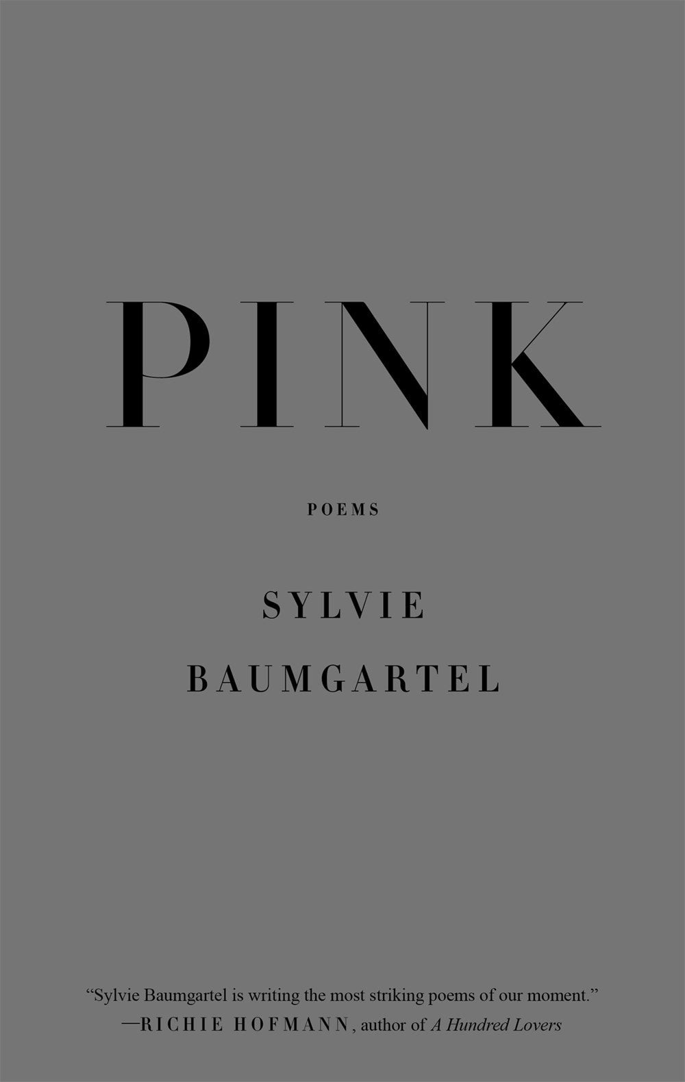 Pink: Poems by Sylvie Baumgartel | Epilogue Books Chocolate Brews